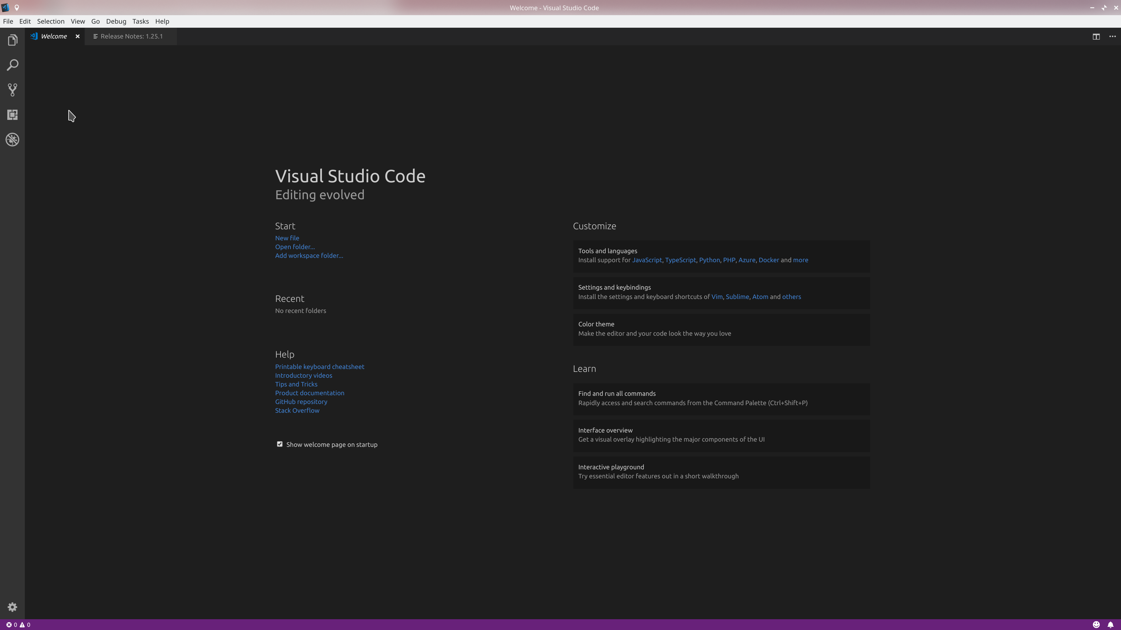 The VS code editor version 1.26.1 does not scale on the 4k screen. The ...