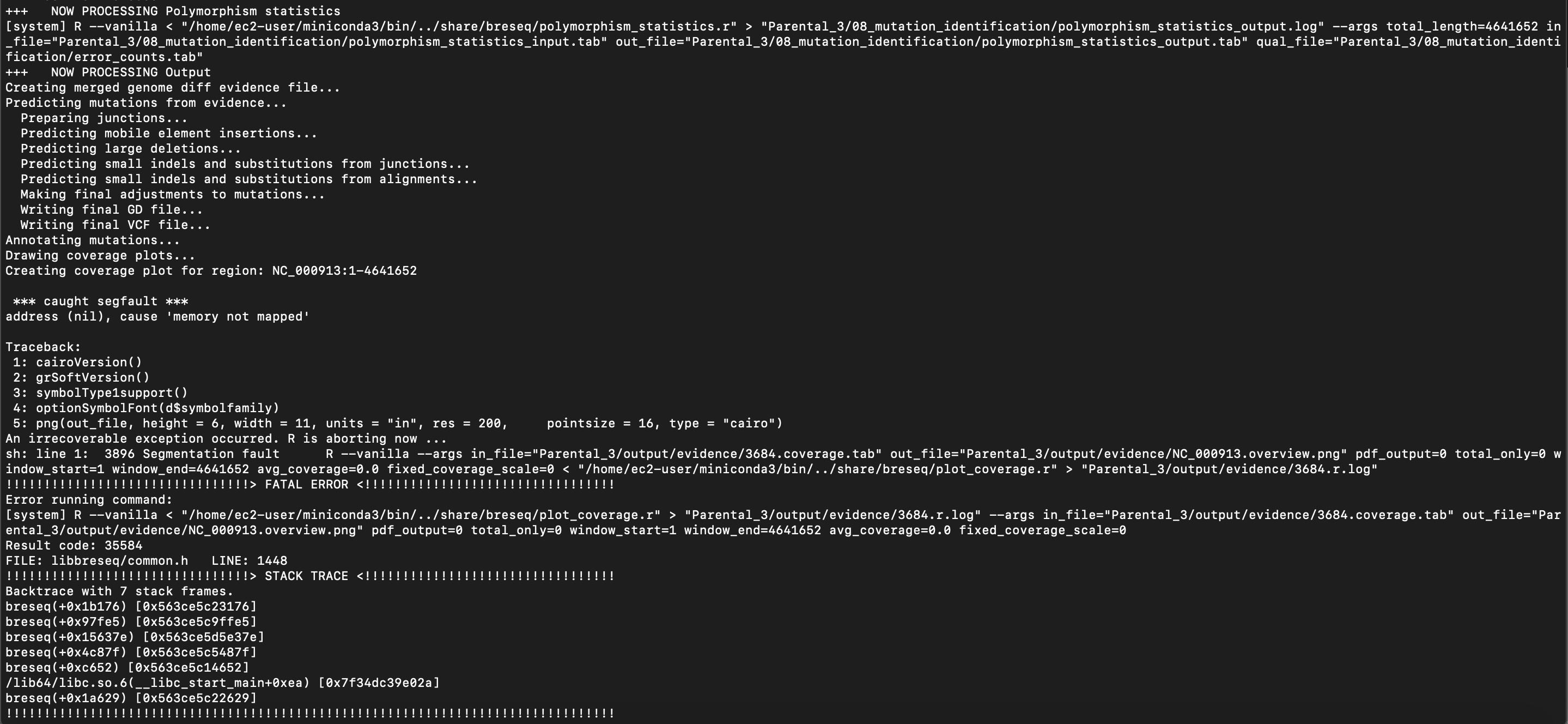 Fatal error, error running R command · Issue #240 · barricklab/breseq · GitHub