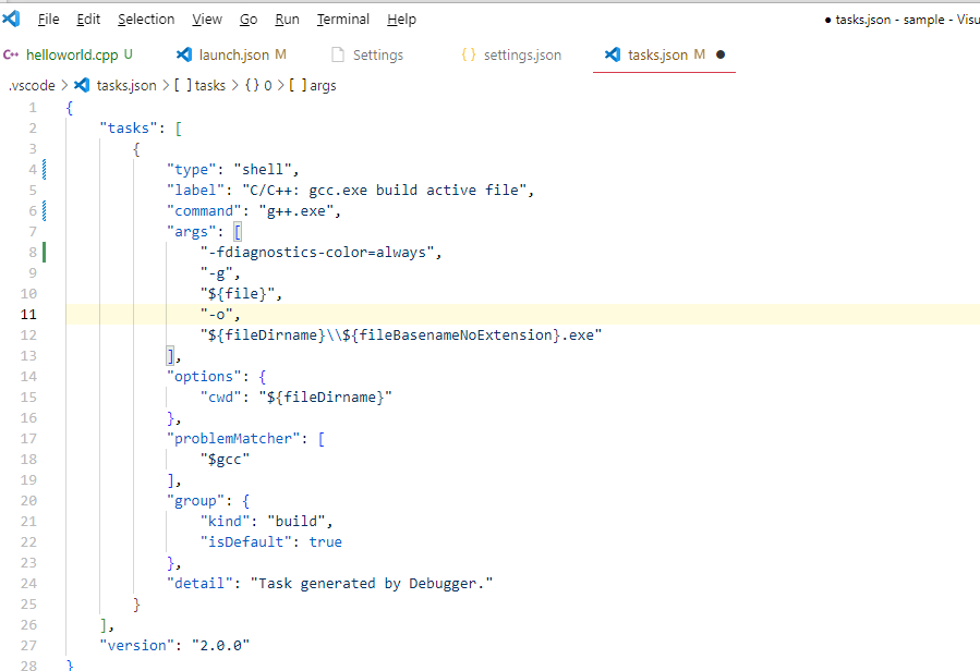 vscode configuration c/c++ development and debugging environment (with mingw) unsuccessful ...