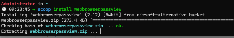 [BUG]: webbrowserpassview requires decompression password · Issue #17 · ScoopInstaller/Nirsoft ...