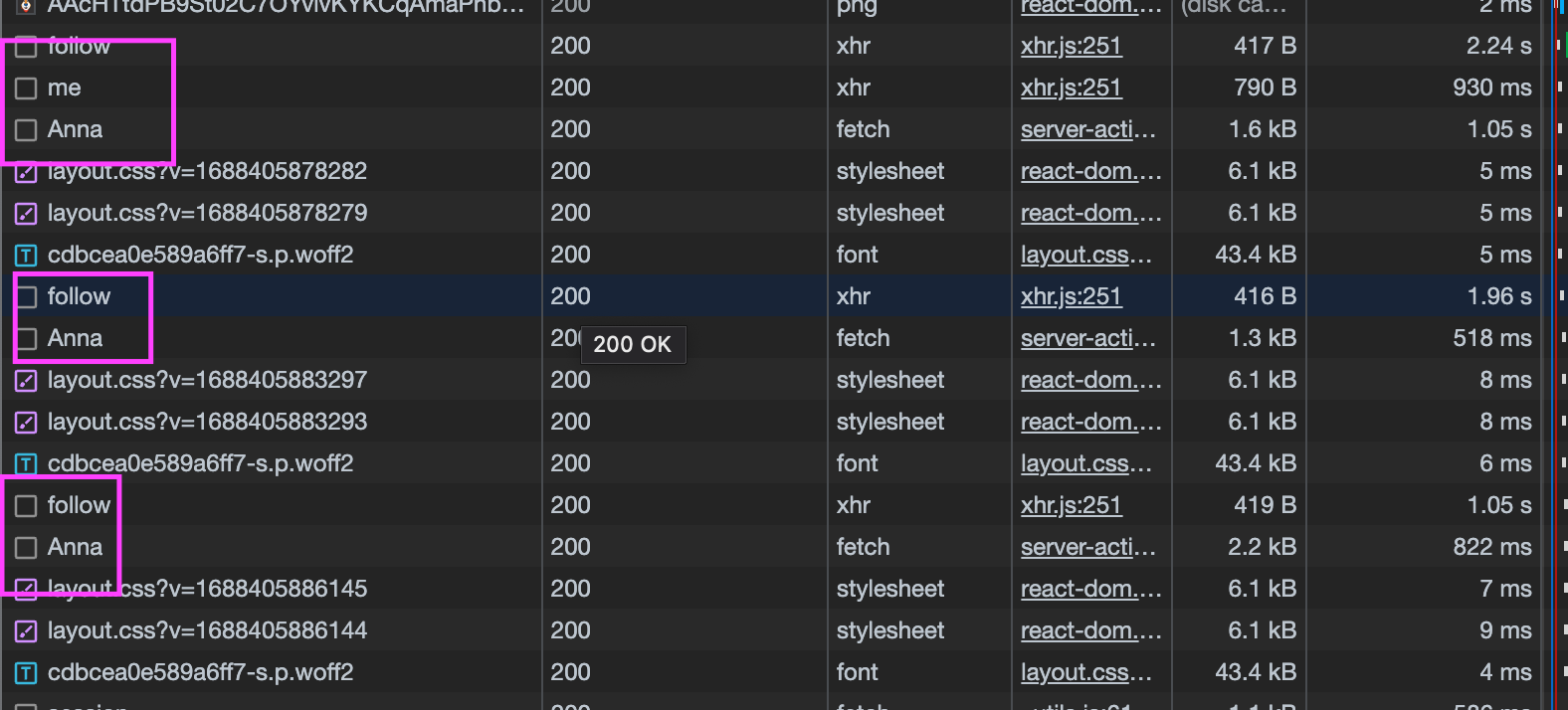 ServerAction ignores the reaction-query invalidQueries request. · vercel next.js · Discussion ...