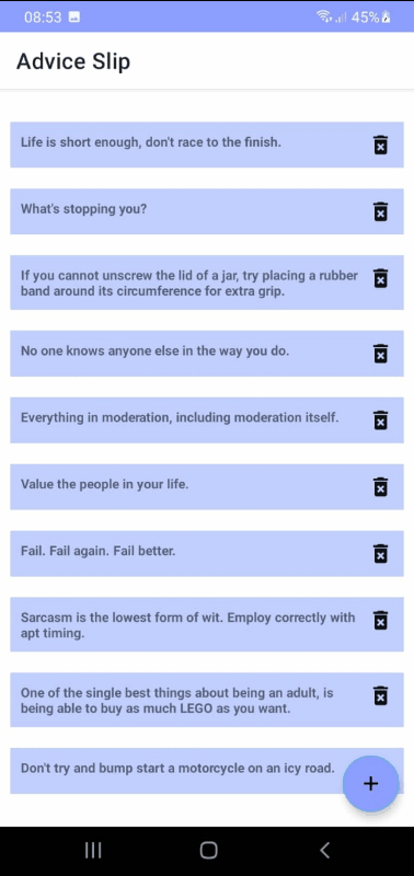 GitHub - wgpc94/Advice-app