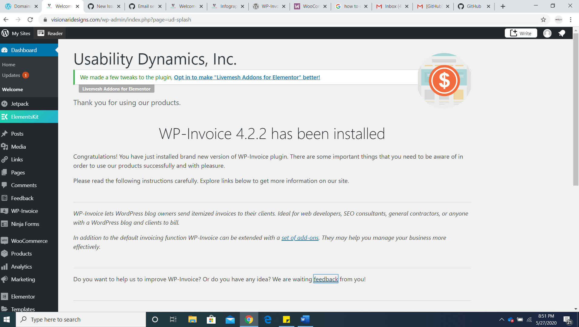 Wordpress Stuck On Installation Splash Screen · Issue 312 · Wp Invoice Wp Invoice · Github