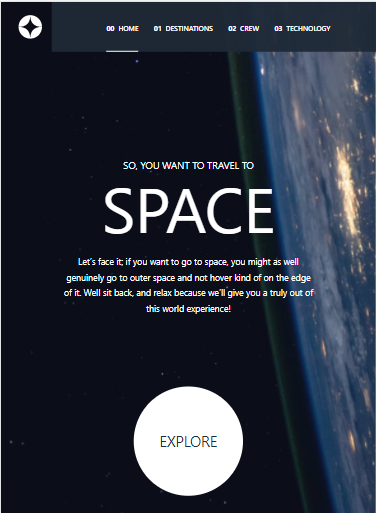 GitHub - iamstarcode/space-tourism