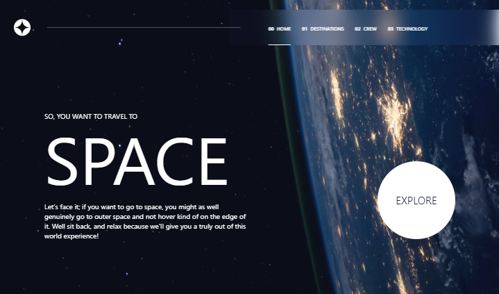 GitHub - iamstarcode/space-tourism