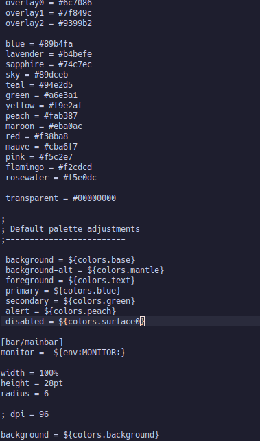 Broken Dosini Highlighting · Issue 394 · Catppuccin Nvim · Github