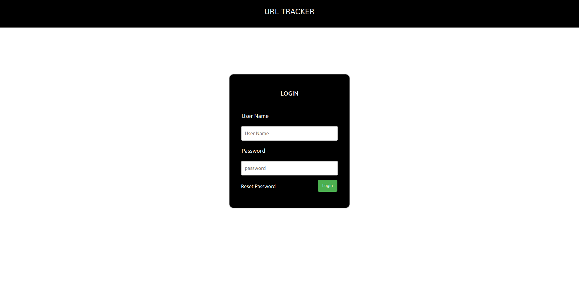 GitHub - AhmedIbrahim226/url-tracker: url-tracker is designed with frontend with django template ...