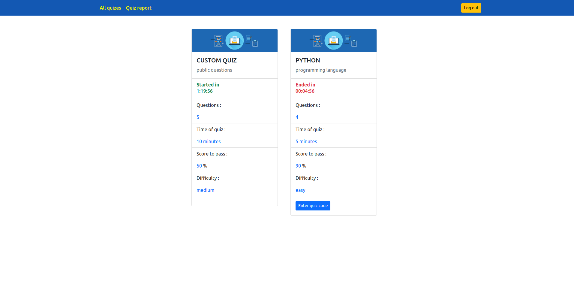 GitHub - AhmedIbrahim226/smart-django-celery-quiz: samrt-quiz designed with frontend with django ...