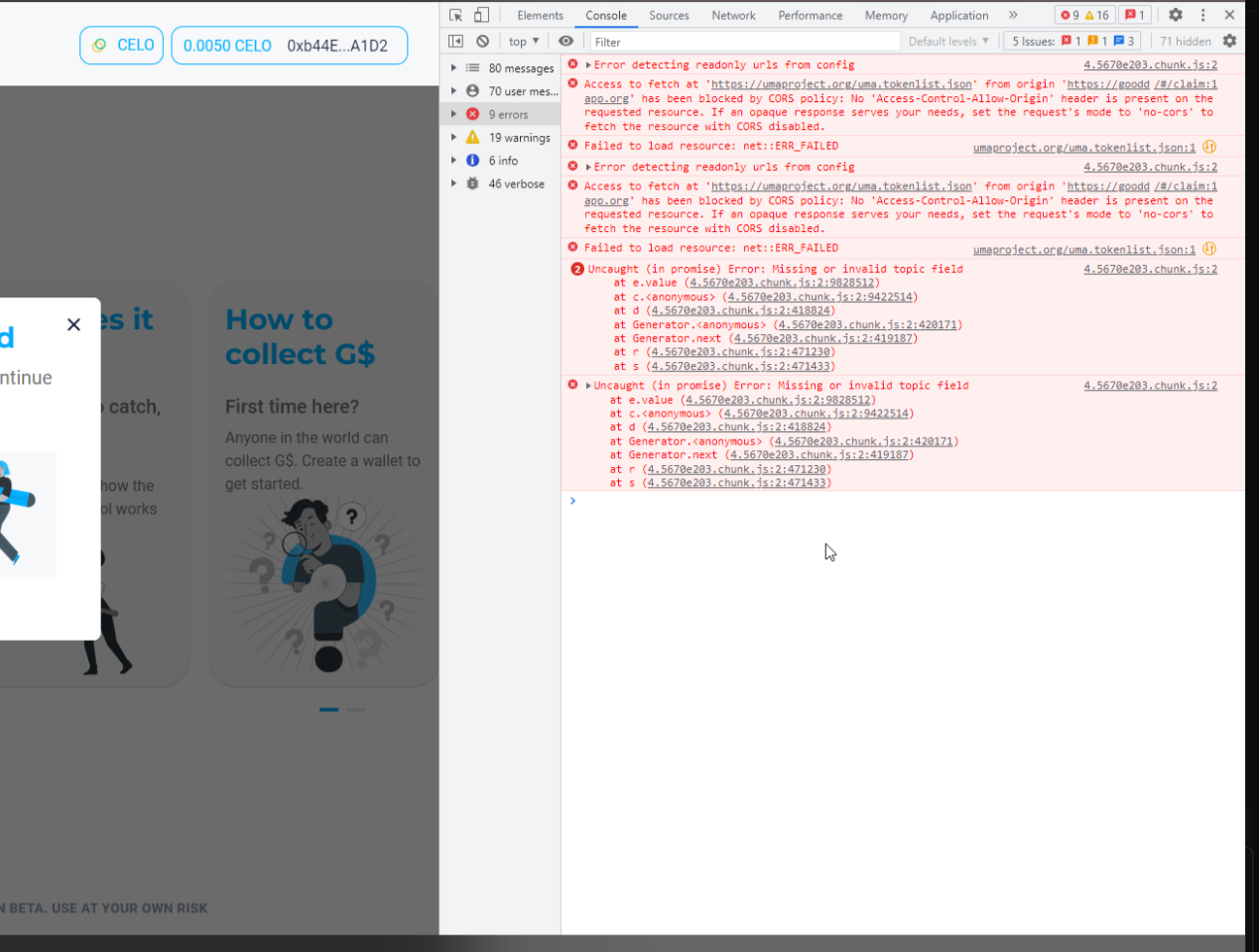 (Bug) Walletconnect Error: missing or invalid topic field (when switching chains) · Issue #359 ...
