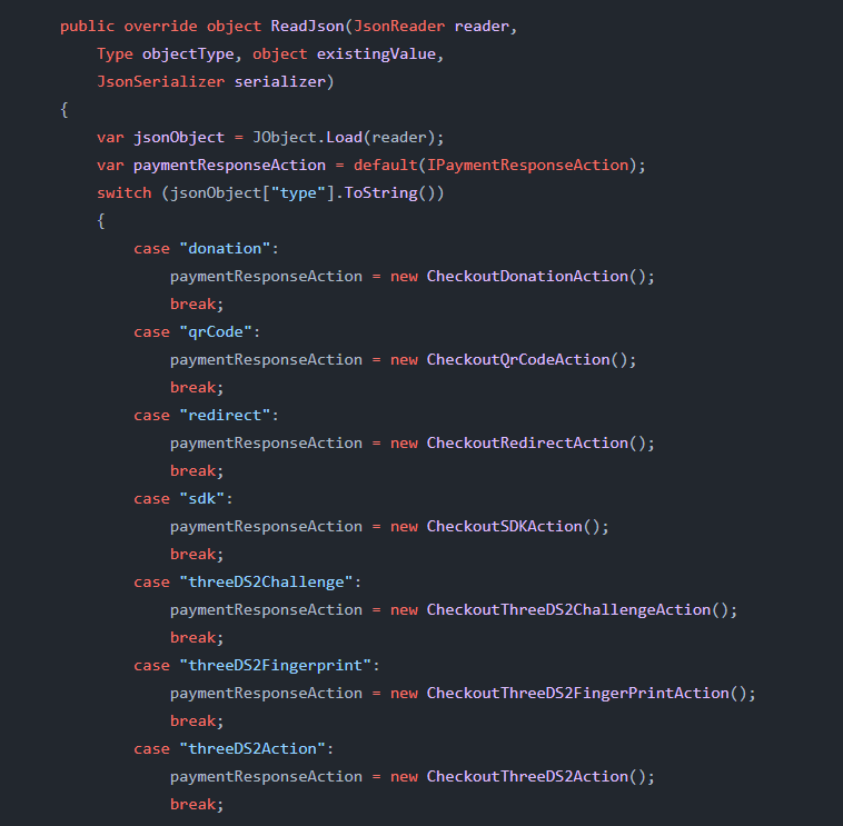 [PW-4606] Missing payment response action - threeDS2 · Issue #431 · Adyen/adyen-dotnet-api ...