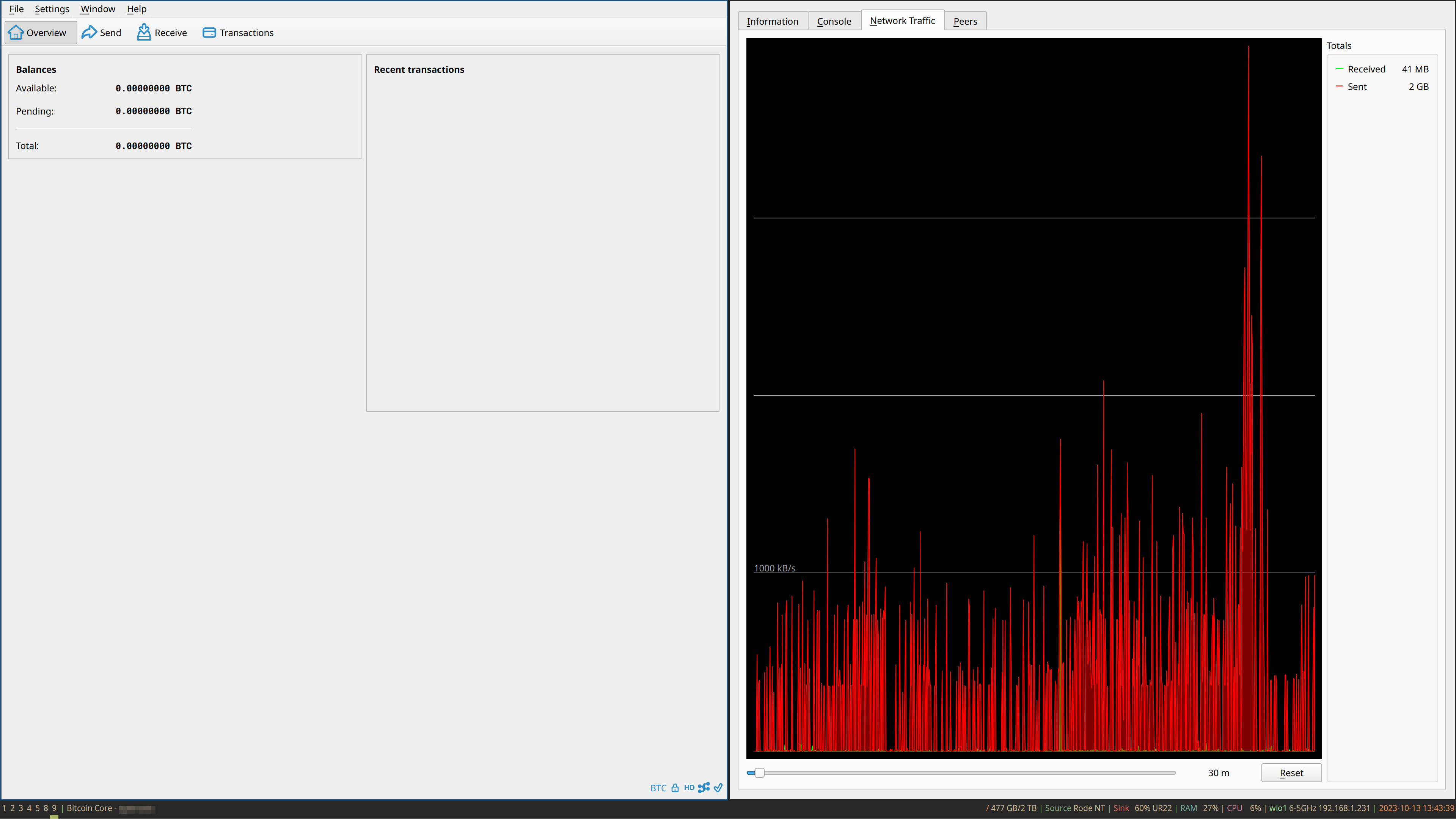 High CPU load when network traffic page left open · Issue #768 · bitcoin-core/gui · GitHub