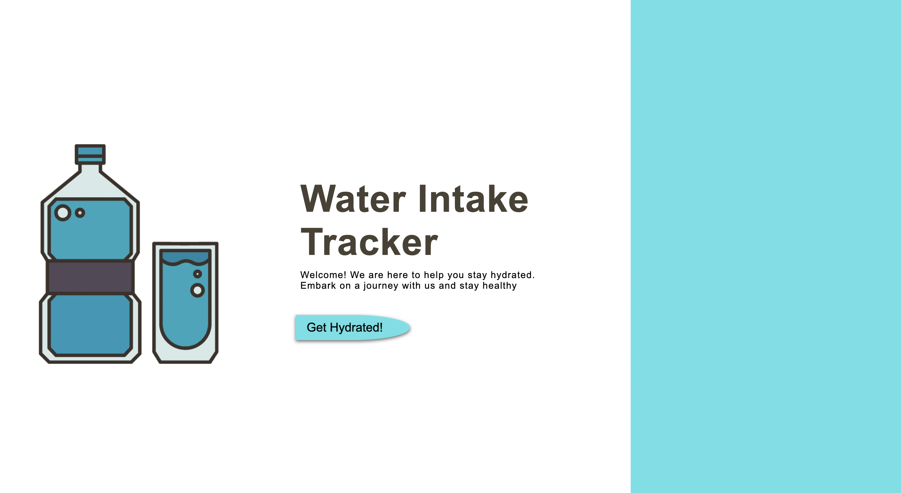 GitHub - Srujith20/Water-Intake-Tracker: A website that tracks users ...
