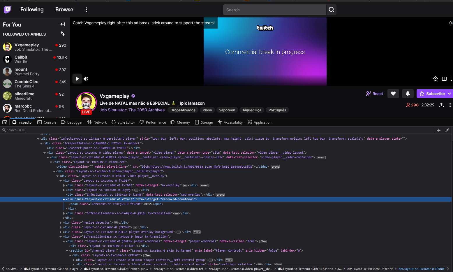 Reset player when ad is detected · Issue #32 · younesaassila/ttv-lol ...