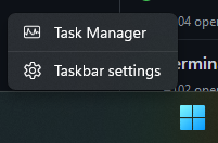 Right click on Taskbar after boot or explorer restart does not show custom menu · Issue #127 ...