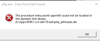 PTHREADS on Window 10 on PHP 7.2 · Issue #792 · krakjoe/pthreads · GitHub