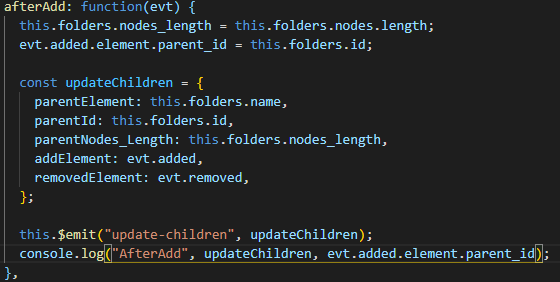 evt.added.element giving console error. · Issue #985 · SortableJS/Vue.Draggable · GitHub