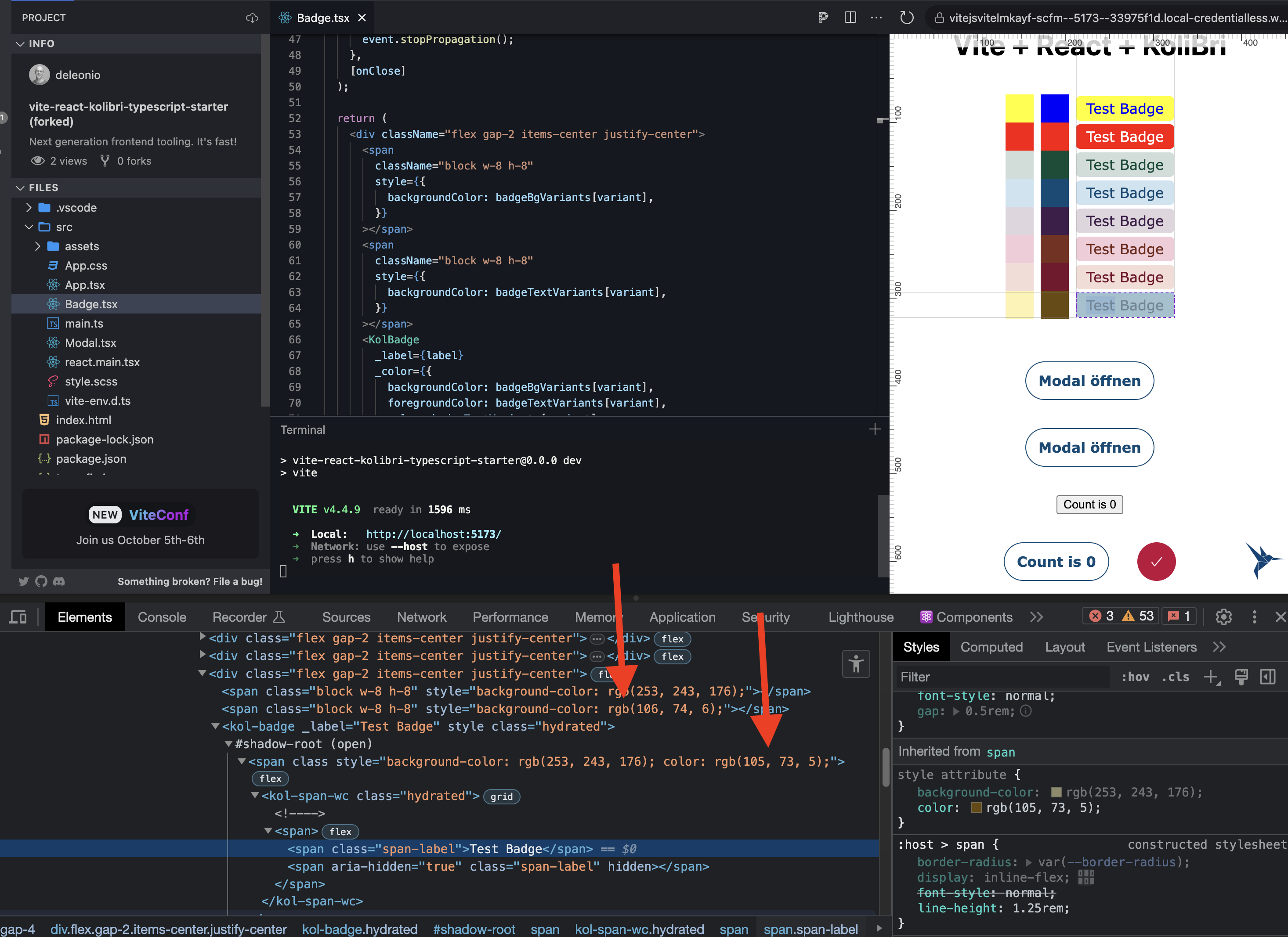 Badge - expert slot funktioniert nicht · Issue #4740 · public-ui/kolibri · GitHub