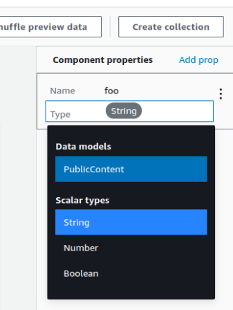 UI Library component properties with custom types · Issue #422 · aws-amplify/amplify-studio · GitHub