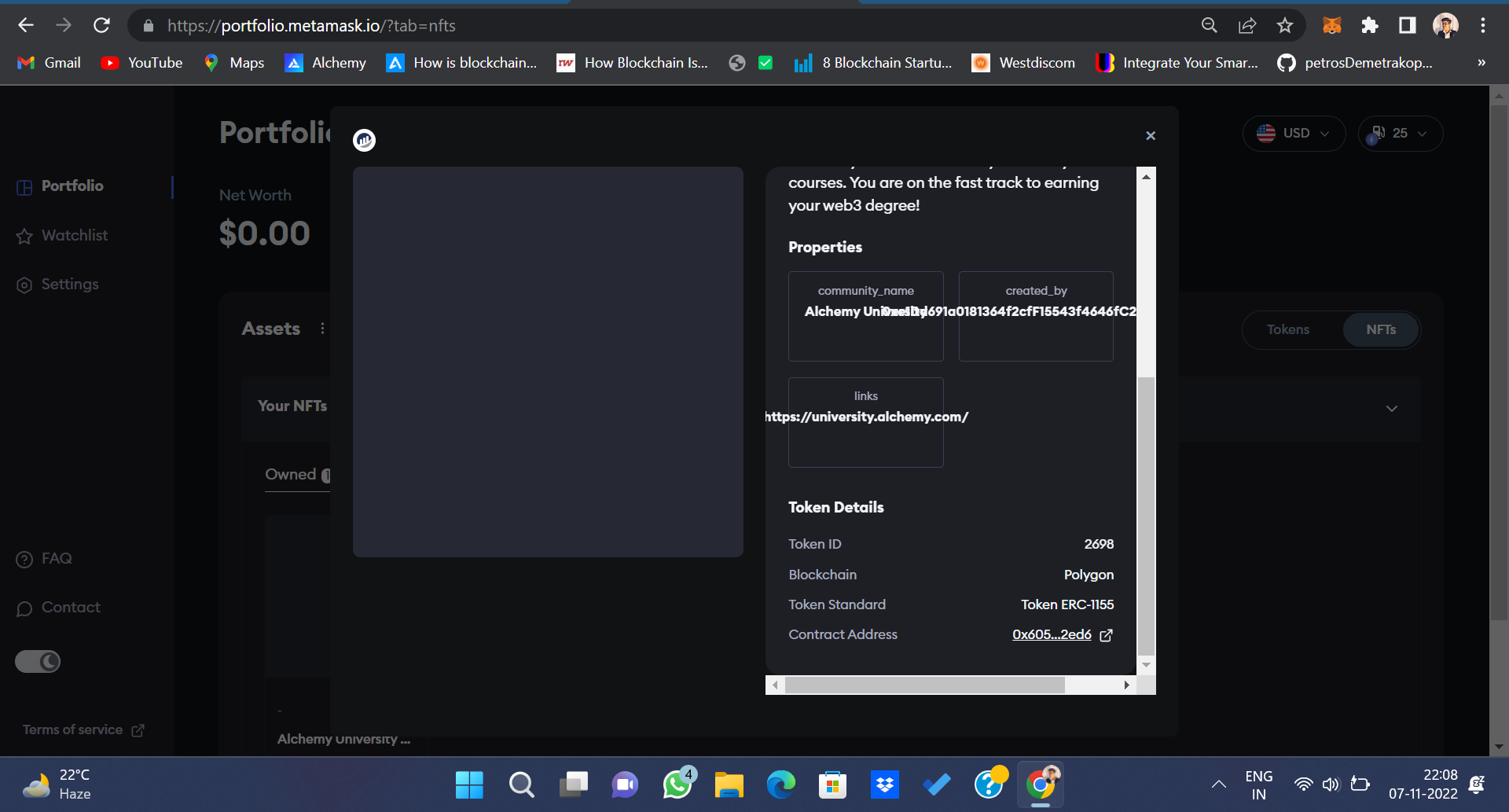 Bug Text Overflow In The Nft Section Of Portfolio · Issue 16398