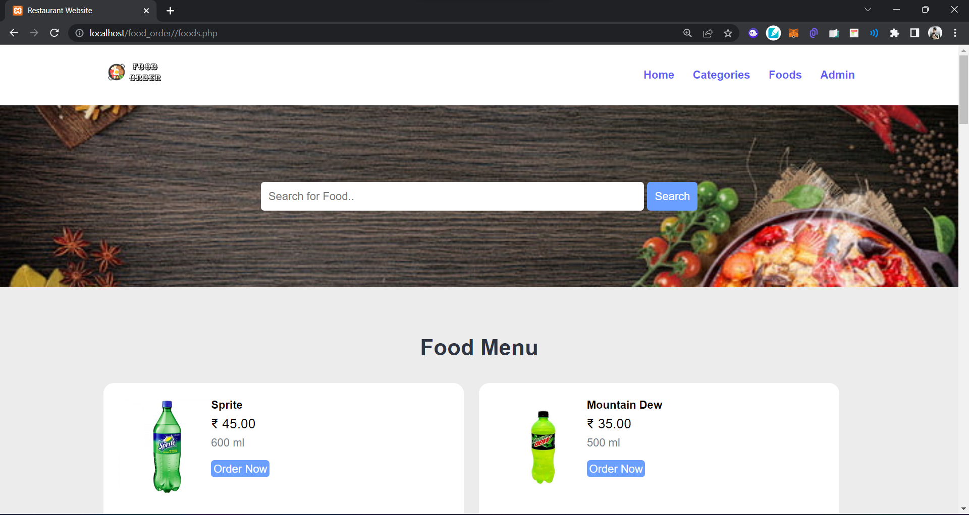 GitHub - TejasBalshetwar/Restaurant-Website