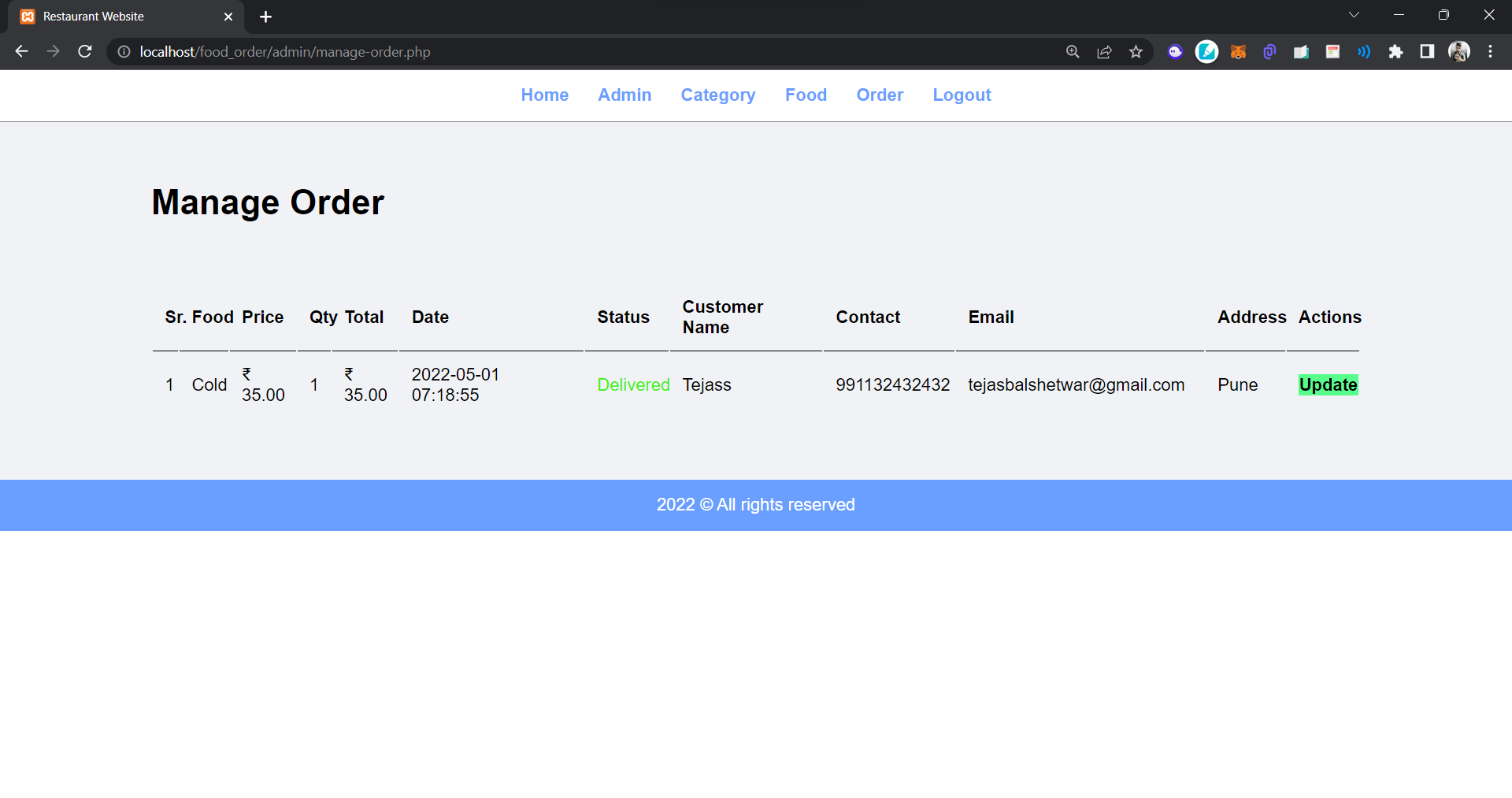 GitHub - TejasBalshetwar/Restaurant-Website