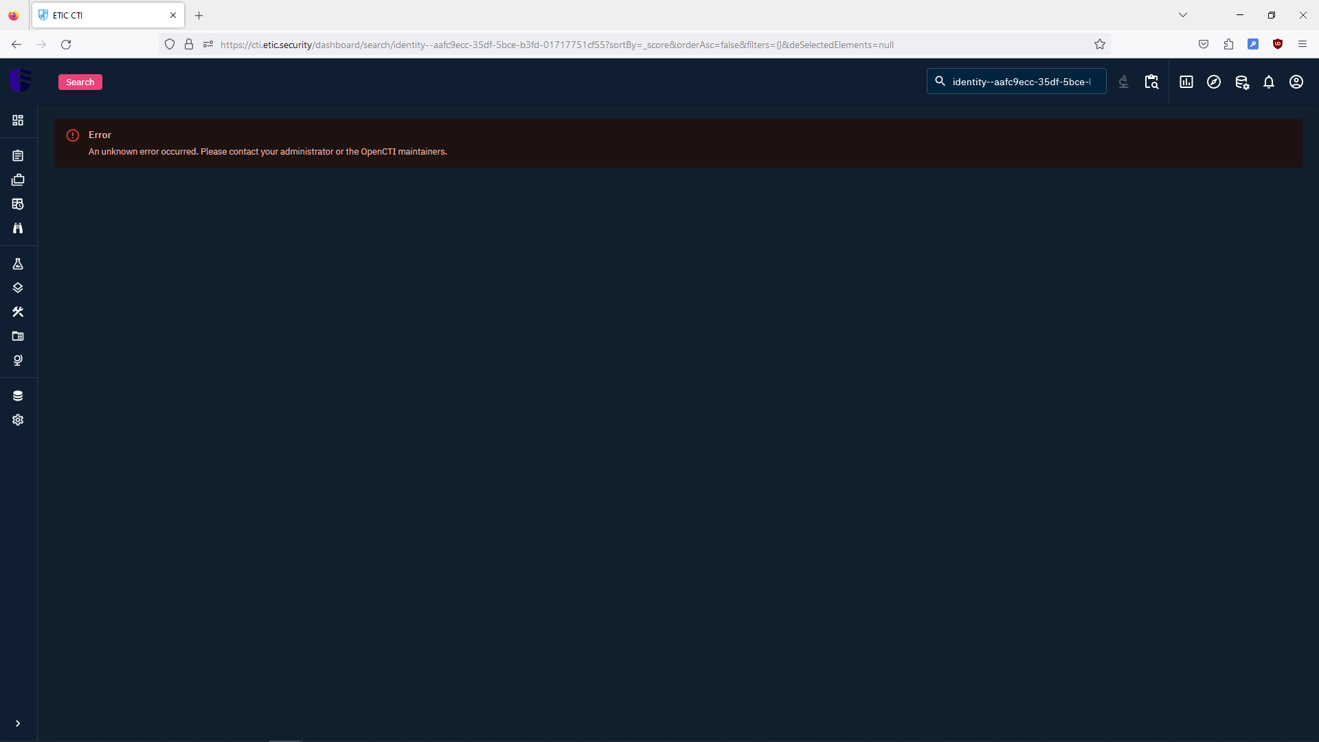 Cannot return null for non-nullable field System.name · Issue #3480 · OpenCTI-Platform/opencti ...