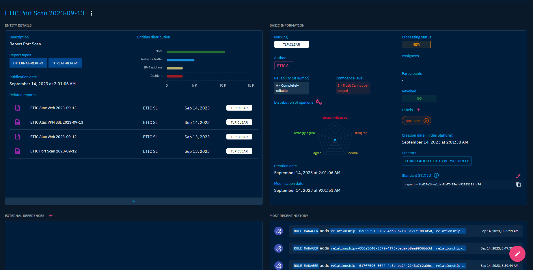 Only 25 Items Available In Report Observables And Report Entities · Issue 4328 · Opencti
