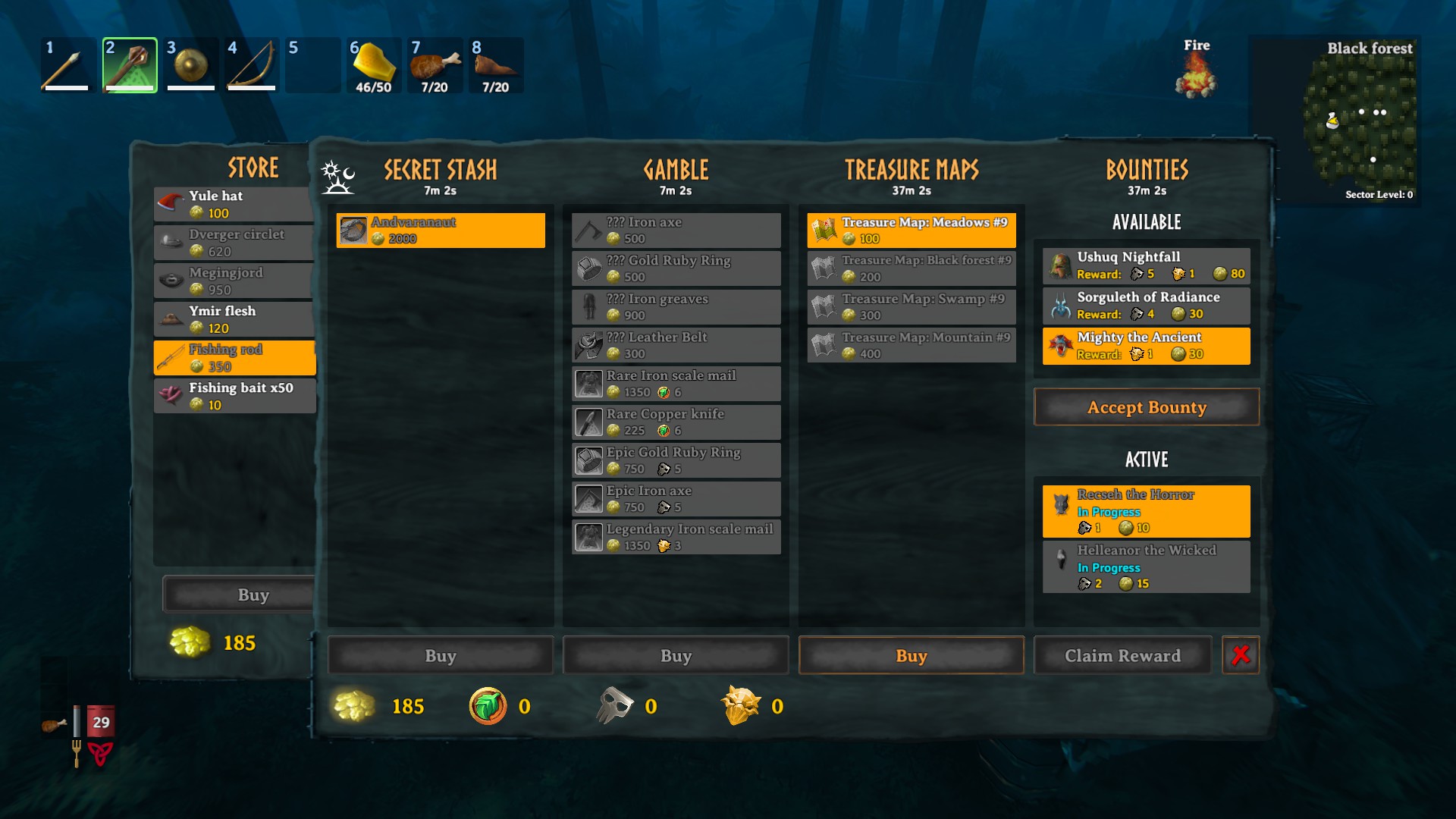 New store interface overlapping "sell" button at original Haldor interface with 115% UI scale ...