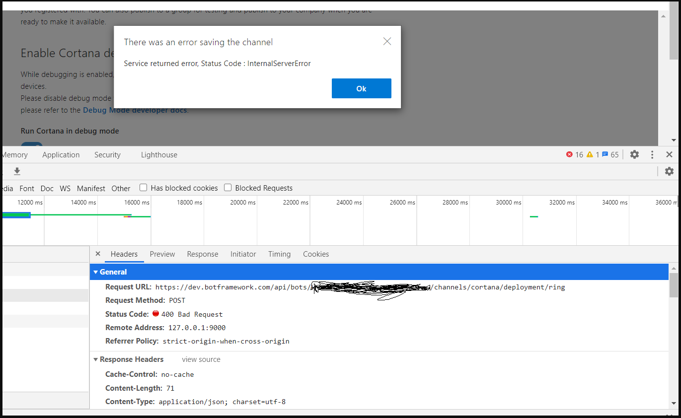 Activating Cortana Channel in Bot Framework · Issue #273 · microsoft/BotFramework-Services · GitHub