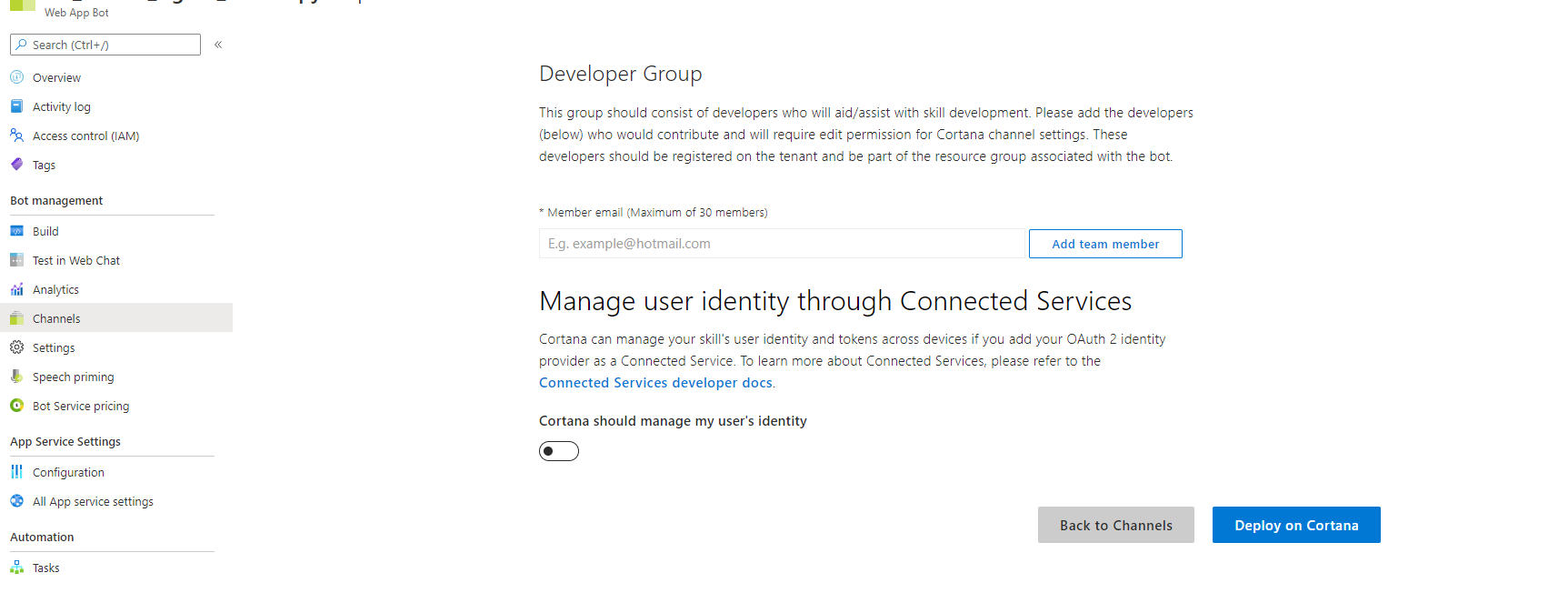 Activating Cortana Skill In Bot Framework · Issue 3 · Microsoft