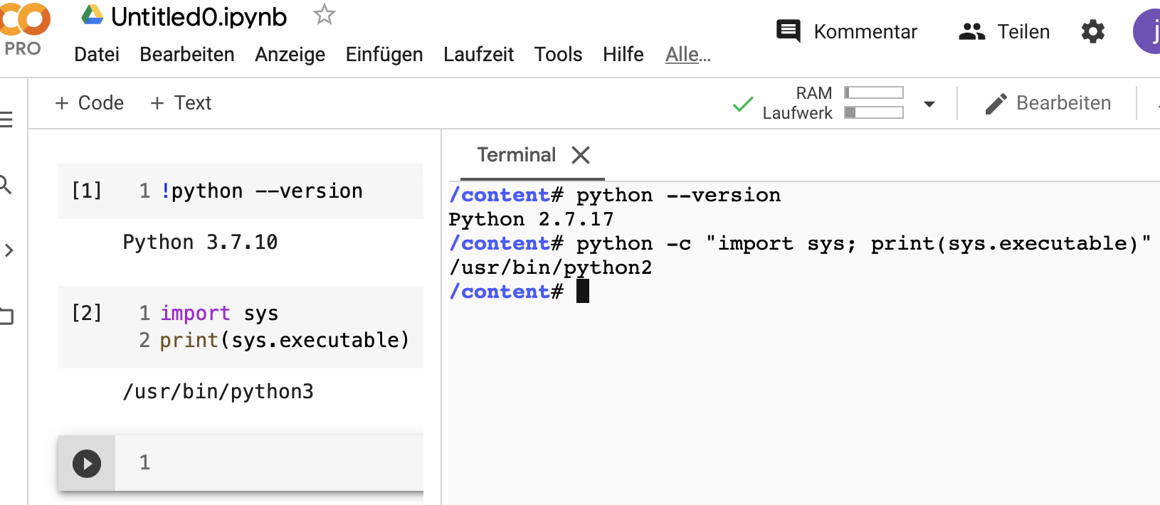 Little confusing: Notebook and Terminal show different python versions · Issue #2110 ...