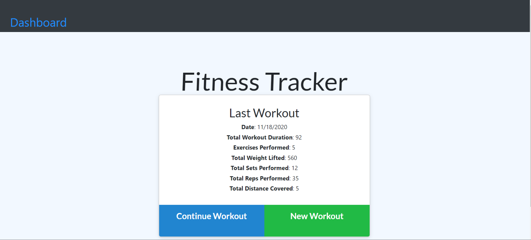 GitHub - Ryan-Hatfield/Workout-Tracker: The user will be able to view ...
