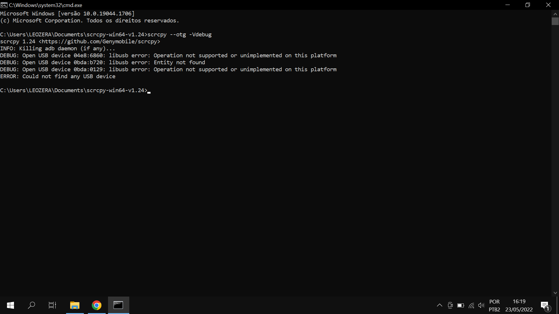 Could Not Find Any Usb Device · Issue 3289 · Genymobilescrcpy · Github 