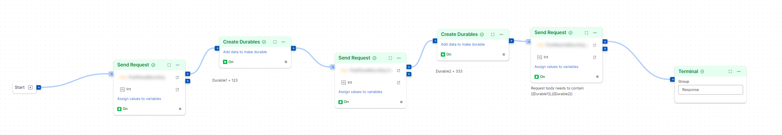Combining Durables · postmanlabs postman-flows · Discussion #279 · GitHub