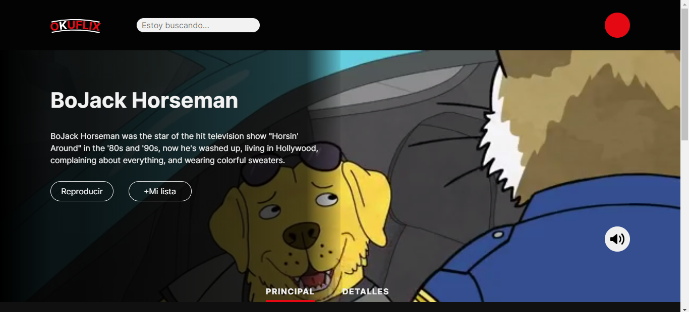 GitHub - brandonporcel/okuflix: Una clon basado en el diseño de la web de Netflix en la que se ...