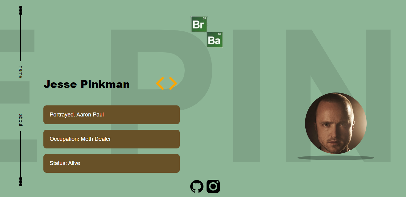 Github Brandonporcelbreaking Bad React Web App Using The Breaking Bad Api In Reactjs 8900