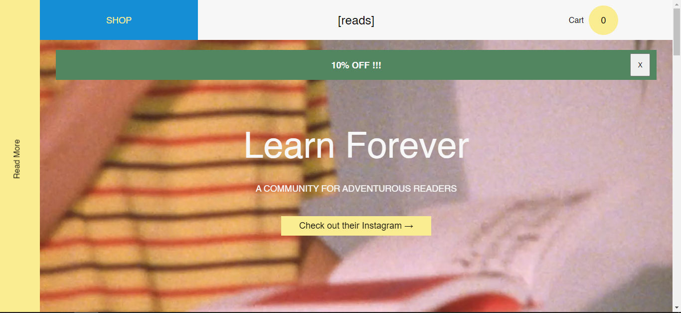 GitHub - brandonporcel/reads-delivery: recreation of reads.delivery