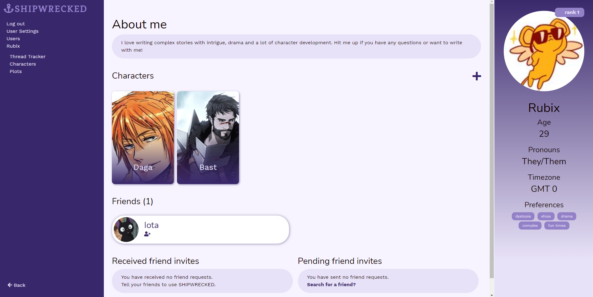 GitHub - ceweager/ShipWrecked: Ongoing project. A website for tracking roleplay characters and ...