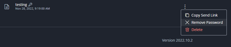Unable to remove Send password via Desktop App · Issue #4096 · bitwarden/clients · GitHub