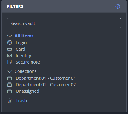 Long Collection names not distinguishable · Issue #4703 · bitwarden/clients · GitHub
