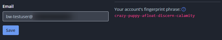 Account Fingerprint Phrase does not match in Windows portable desktop app · Issue #5297 ...