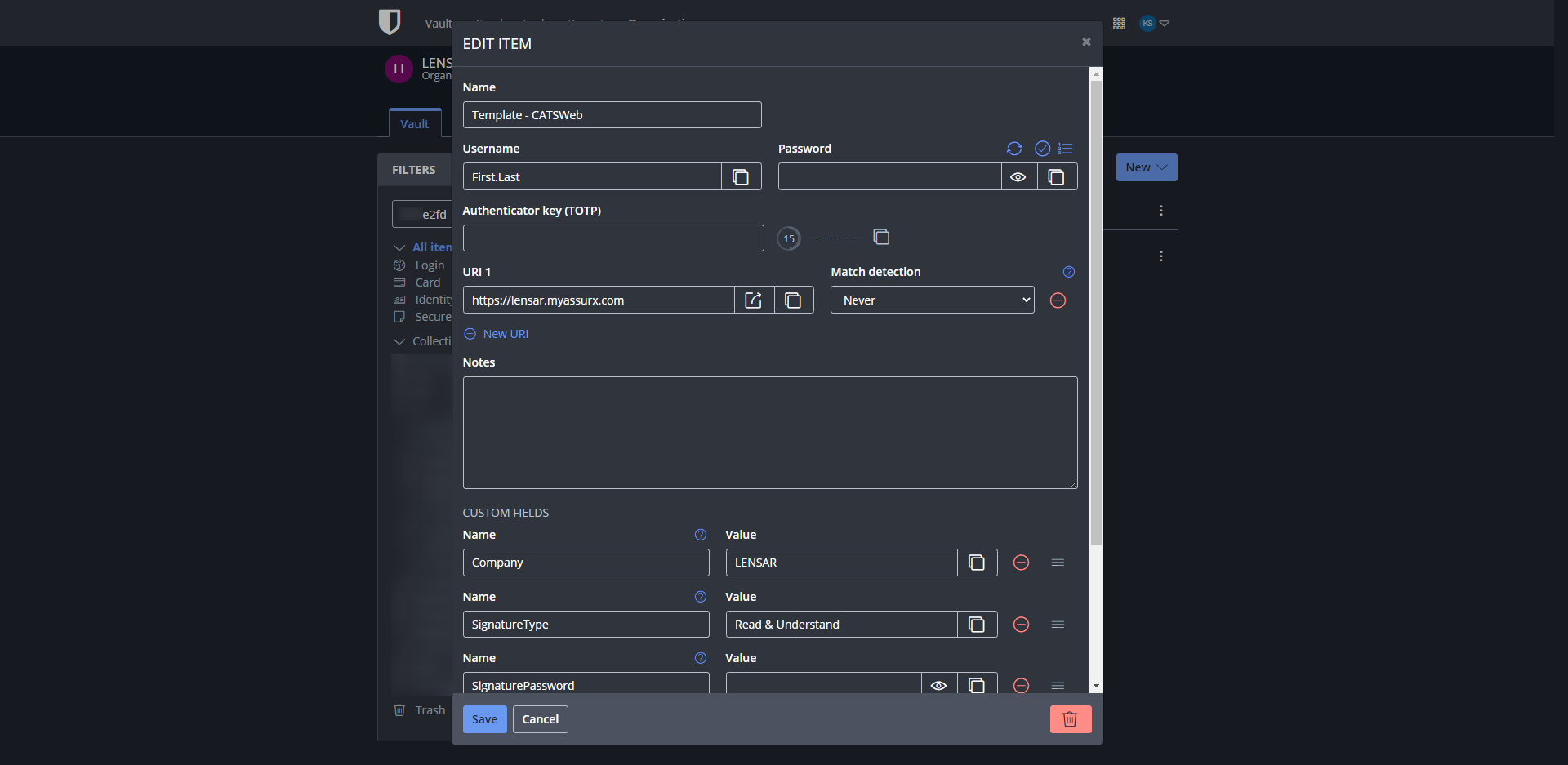Web Vault Greyed Out - Cannot Click After View Item from Enterprise Event Logs · Issue #5579 ...