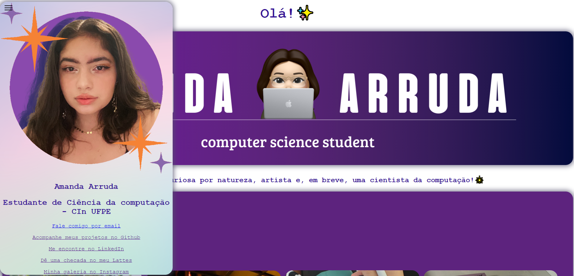 GitHub - amandaarruda/projeto-web: Meu primeiro projeto web utilizando HTML e CSS para a ...