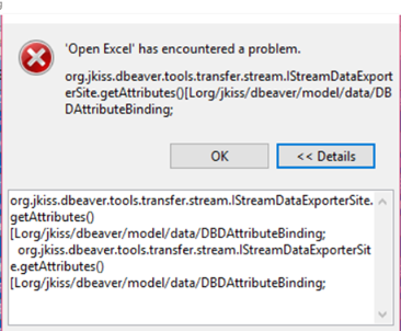 Office addin has errors · Issue #8826 · dbeaver/dbeaver · GitHub
