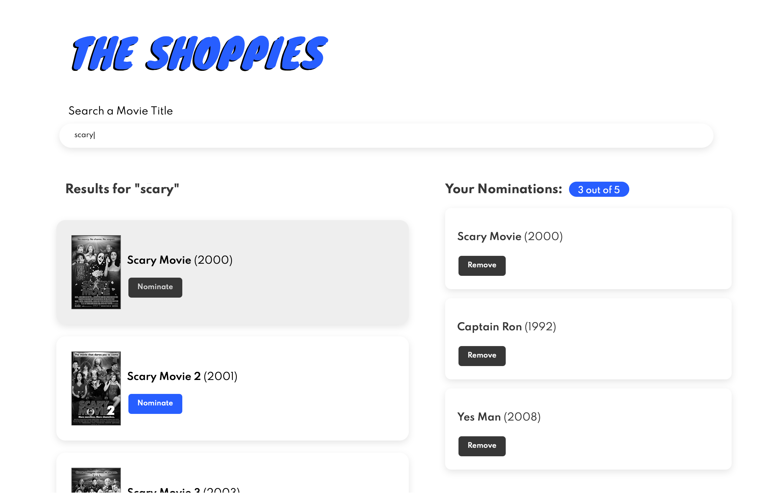 GitHub - sailordotcom/movie-awards-app: A movie nominator web ...
