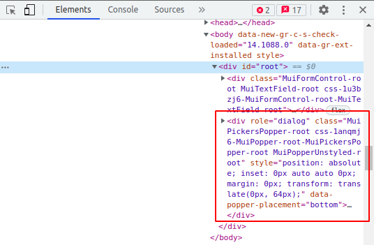 [pickers] Disableportal Container Not Working For Mobile View · Issue 7170 · Mui Mui X · Github