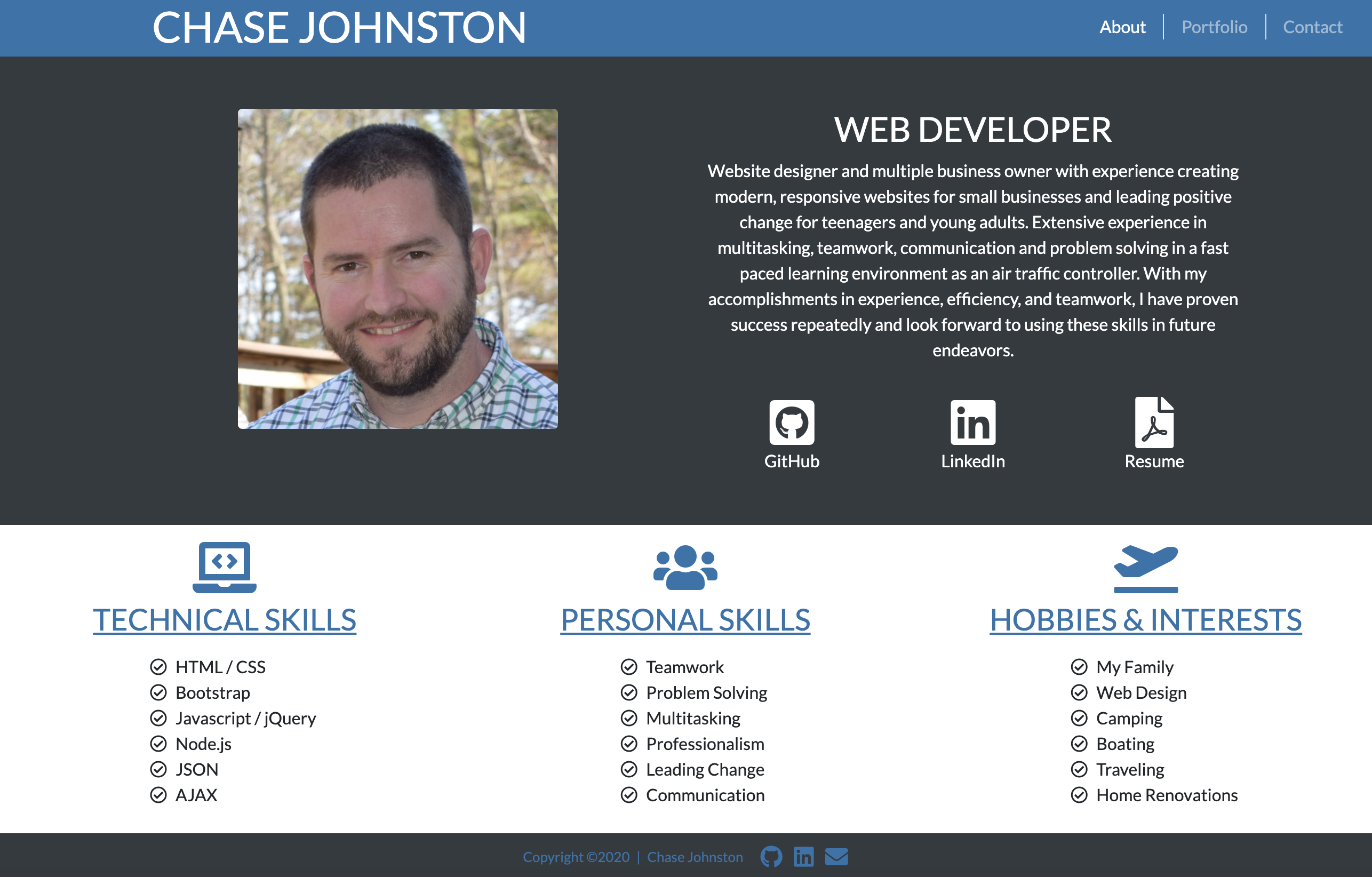 GitHub - johnstoc13/Updated-Portfolio