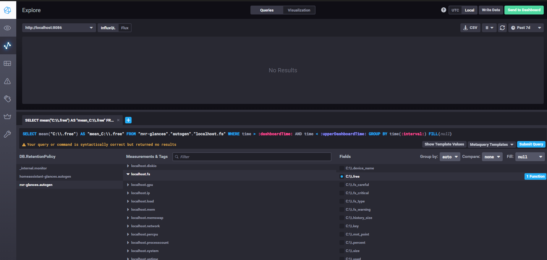 Issue when exporting to Influx DB from Windows · Issue #1853 · nicolargo/glances · GitHub