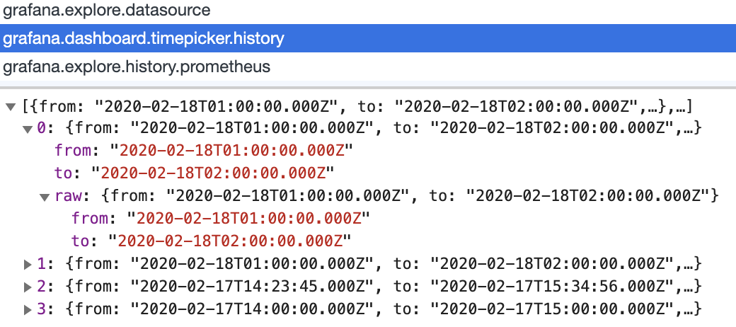 New updated time picker loads recently used absolute ranges in wrong timezone · Issue #22289 ...
