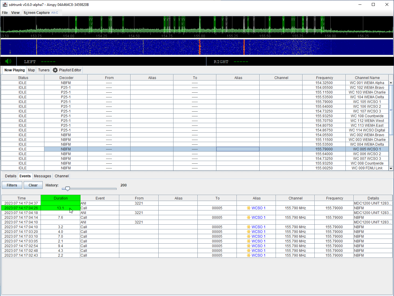 Version 0.6.0 Alpha 7 > Now Playing > Channel > Events sub panel > Duration value rendering ...
